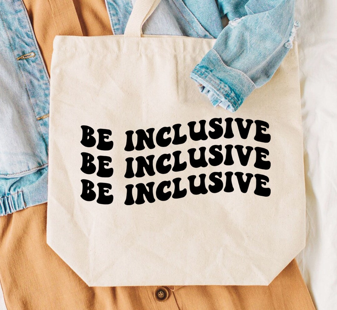 Be Inclusive SVG BOHO Svg Svg Cut File Wavy Letters Svg - Etsy