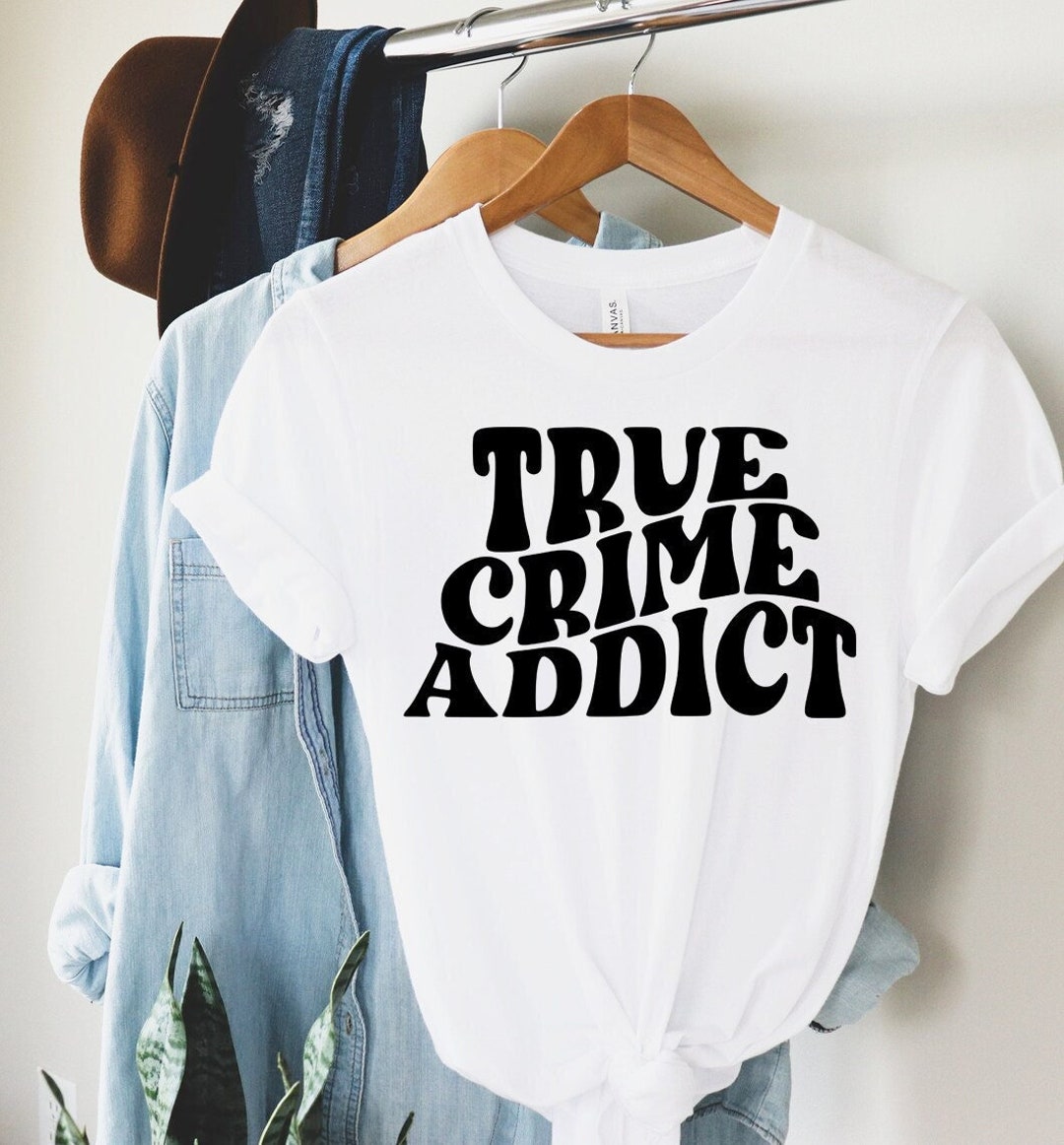 True Crime Addict SVG, BOHO Svg, Svg Cut File, Wavy Letters Svg ...