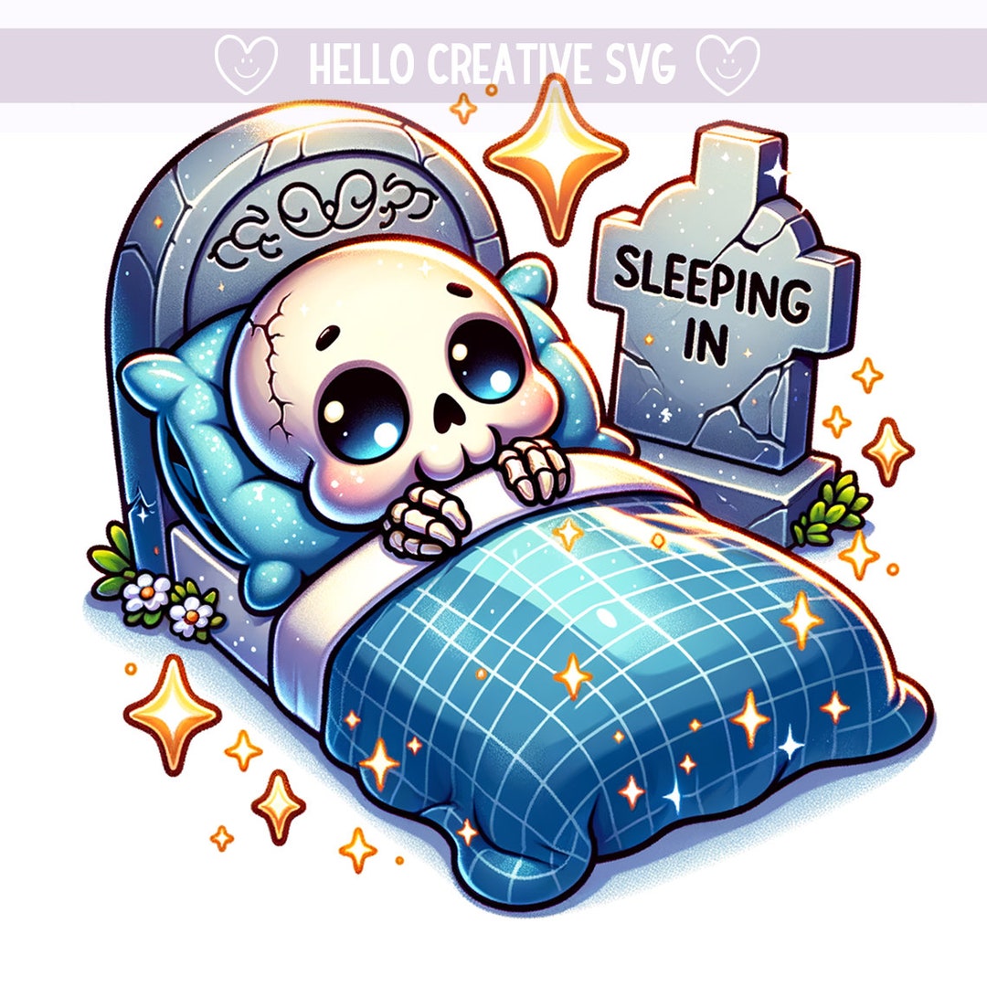 Sleeping in Clipart, Snarky Skeleton PNG, Spooky Skeleton, Grim Reaper ...