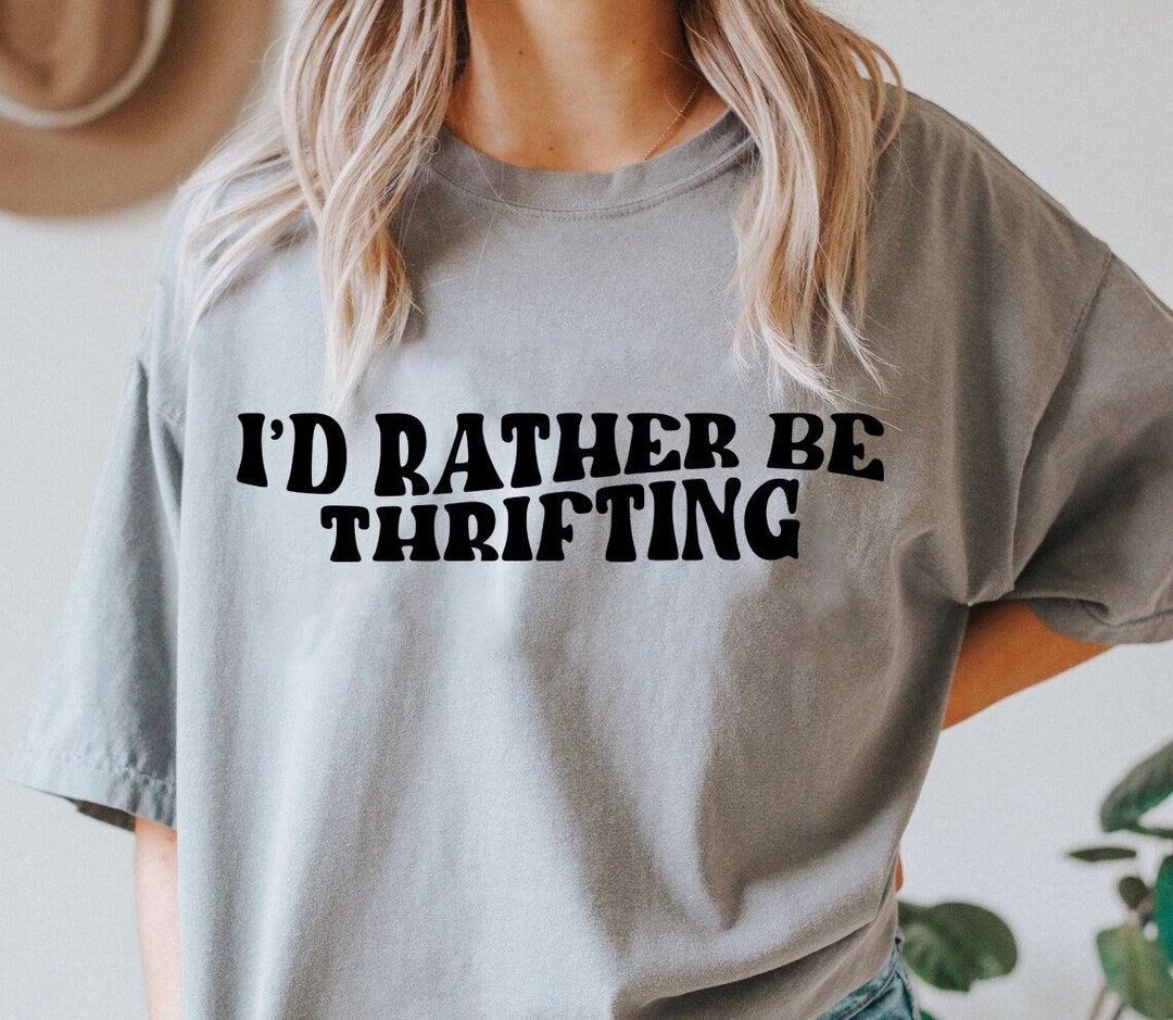 I'd Rather Be Thrifting SVG, BOHO Svg, Svg Cut File, Wavy Letters Svg ...