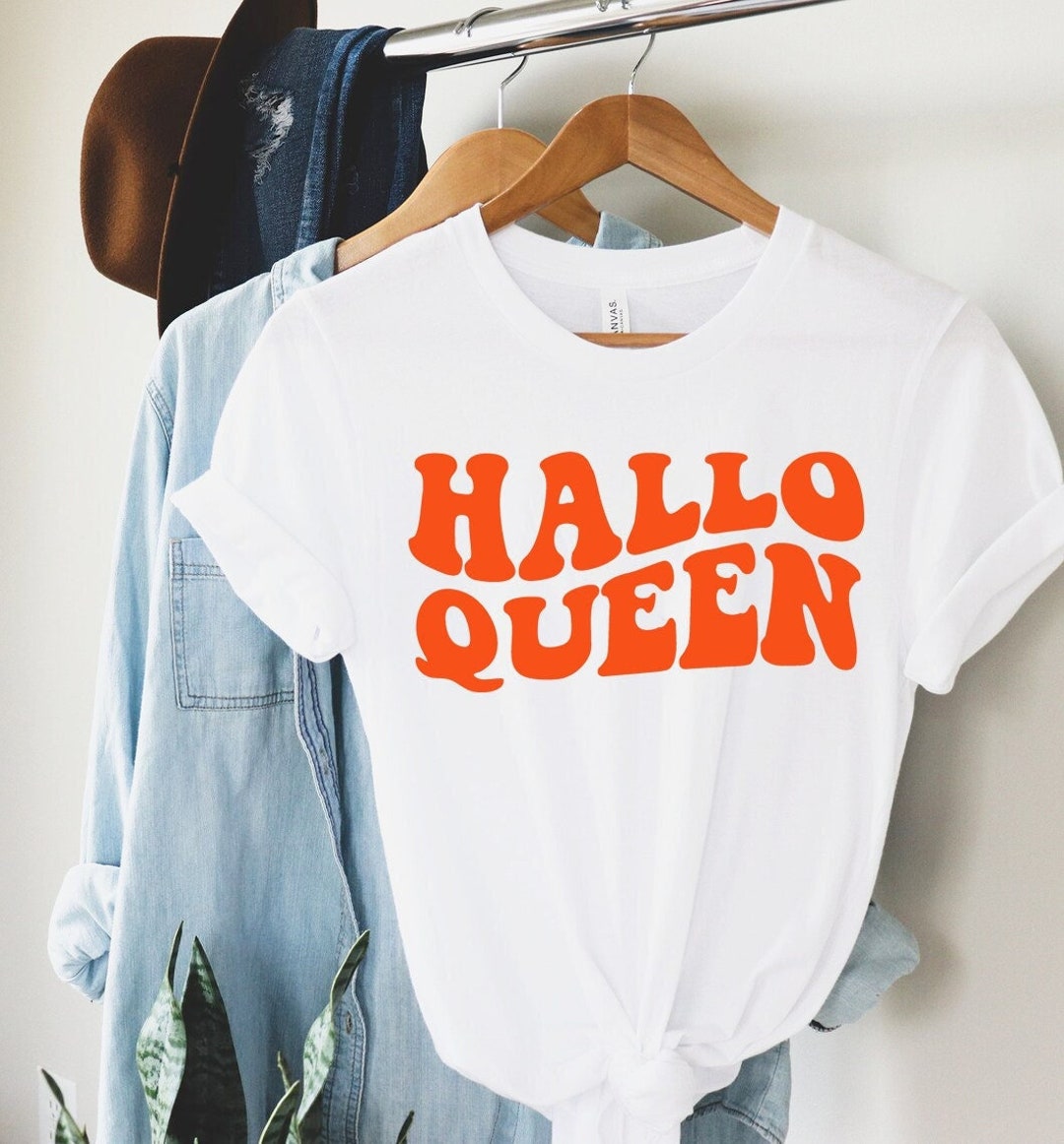 Halloqueen SVG, Hallo Queen, Halloween SVG, Svg Cut File, Wavy Letters ...