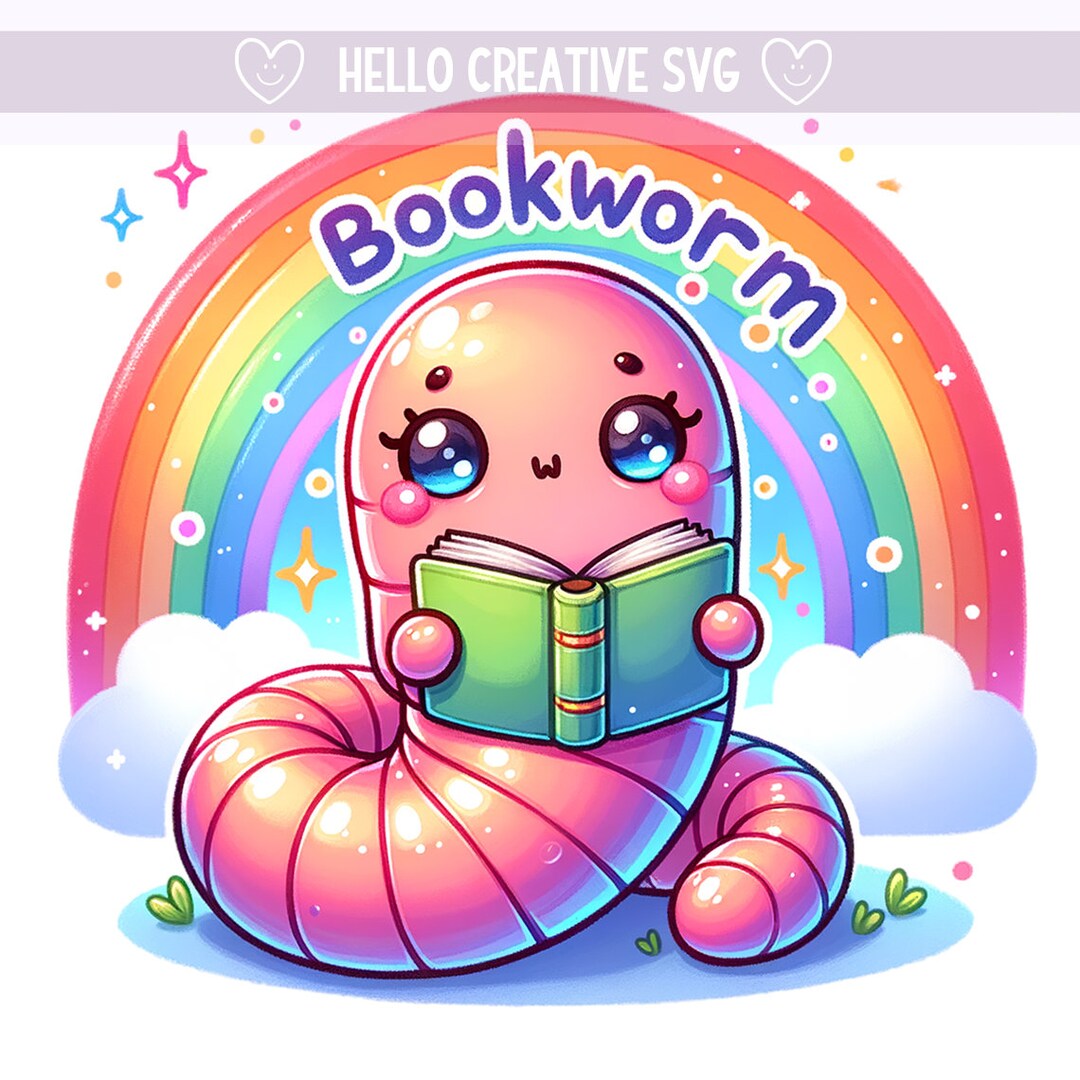 Bookworm Png, Reading Book Worm Clipart, Reading Trash Png, Reading PNG ...