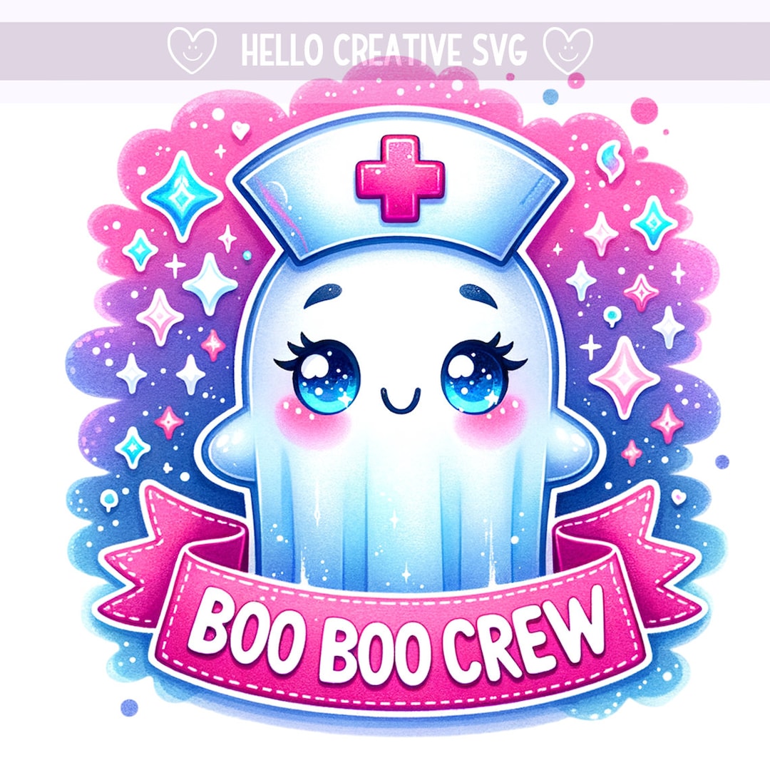 Boo Boo Crew PNG, Boo Boo Clipart, Ghost Nurse Png, Boo Boo Nurse PNG ...