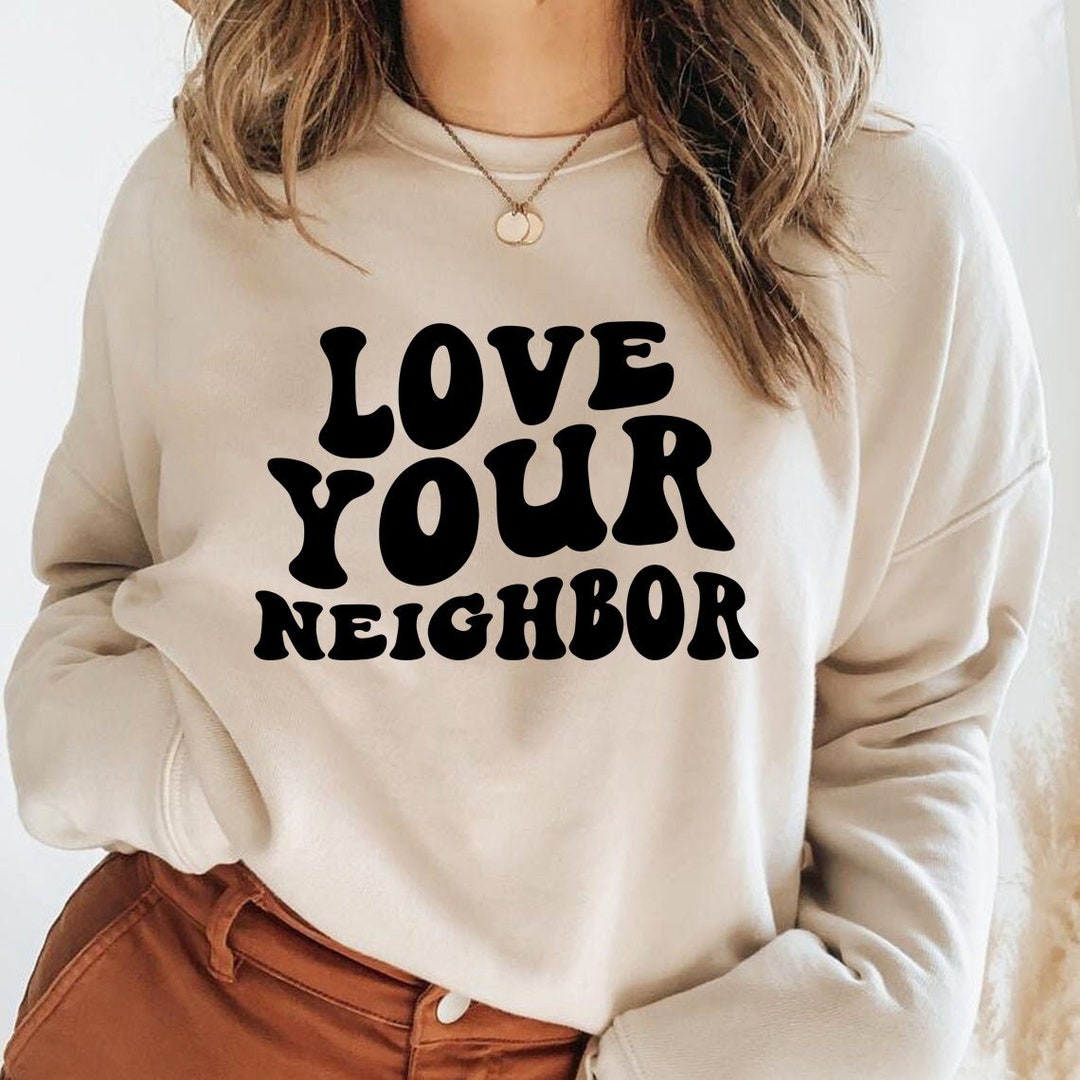 Love Your Neighbor Svg, Religious Svg, Be Kind Svg, Wavy Letters Svg ...