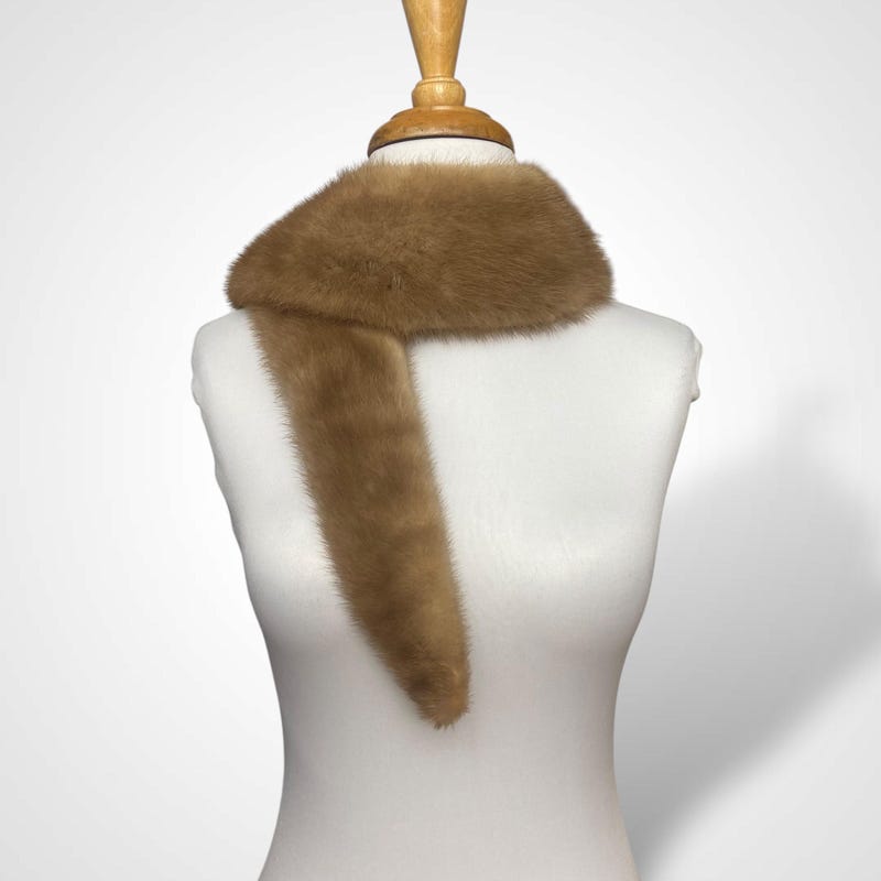 Genuine Mink Scarf - Etsy