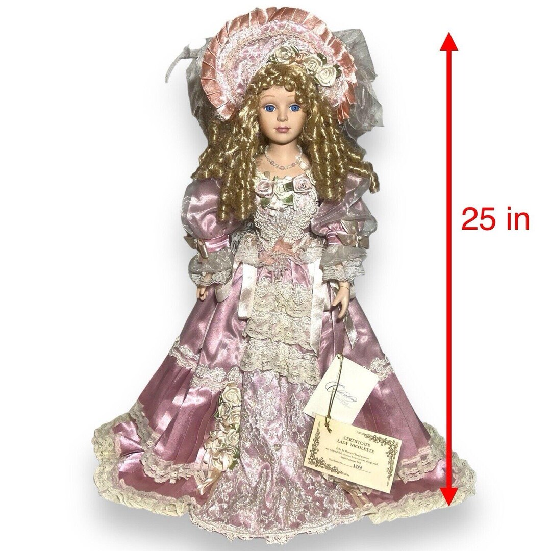 House of Lloyd Y2K Porcelain Collector Doll Victorian Lady Nicolette ...