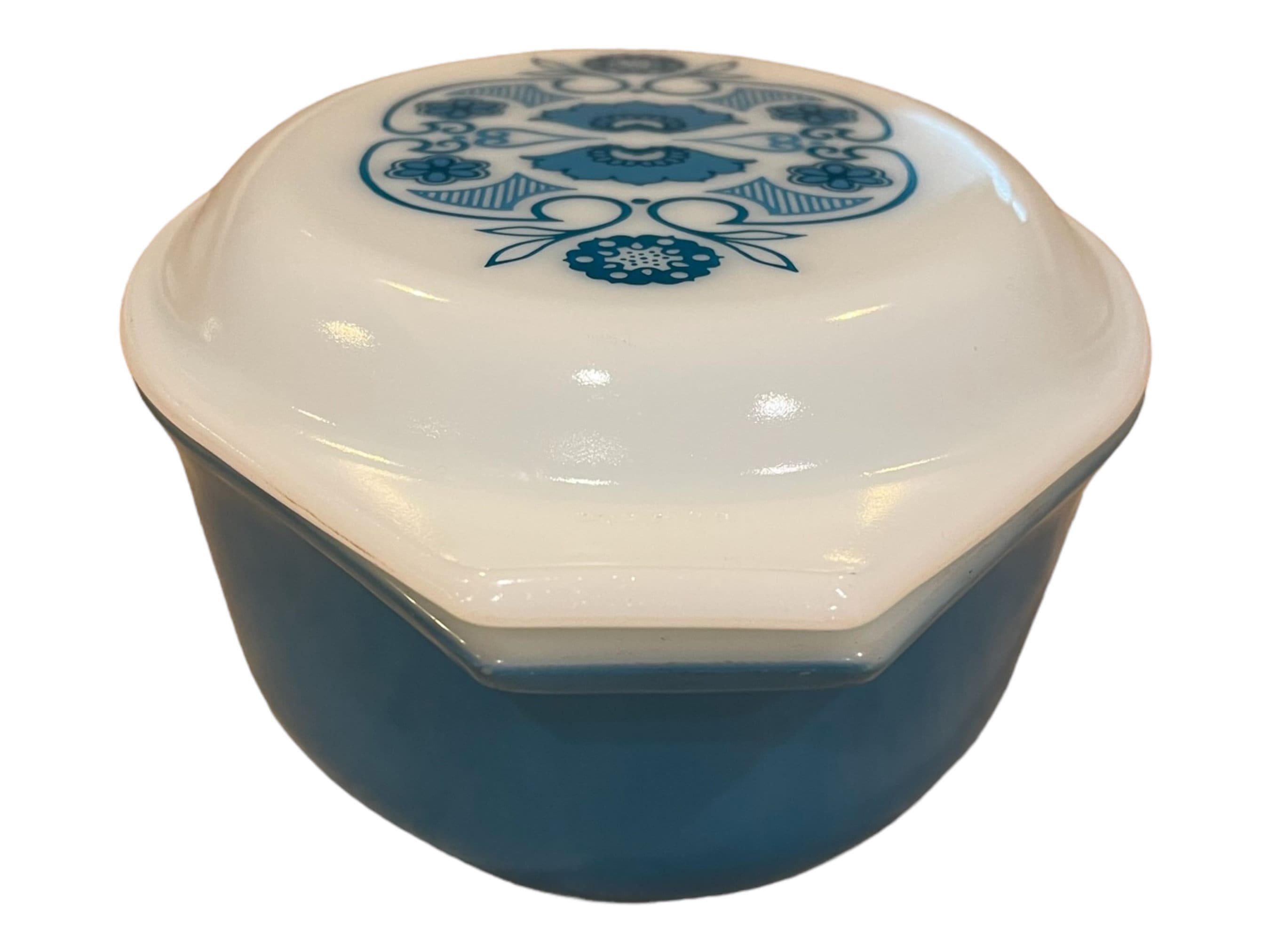 Pyrex Horizon Blue 1 1/2 Quart Oval Pyrex Casserole Dish 043 ...