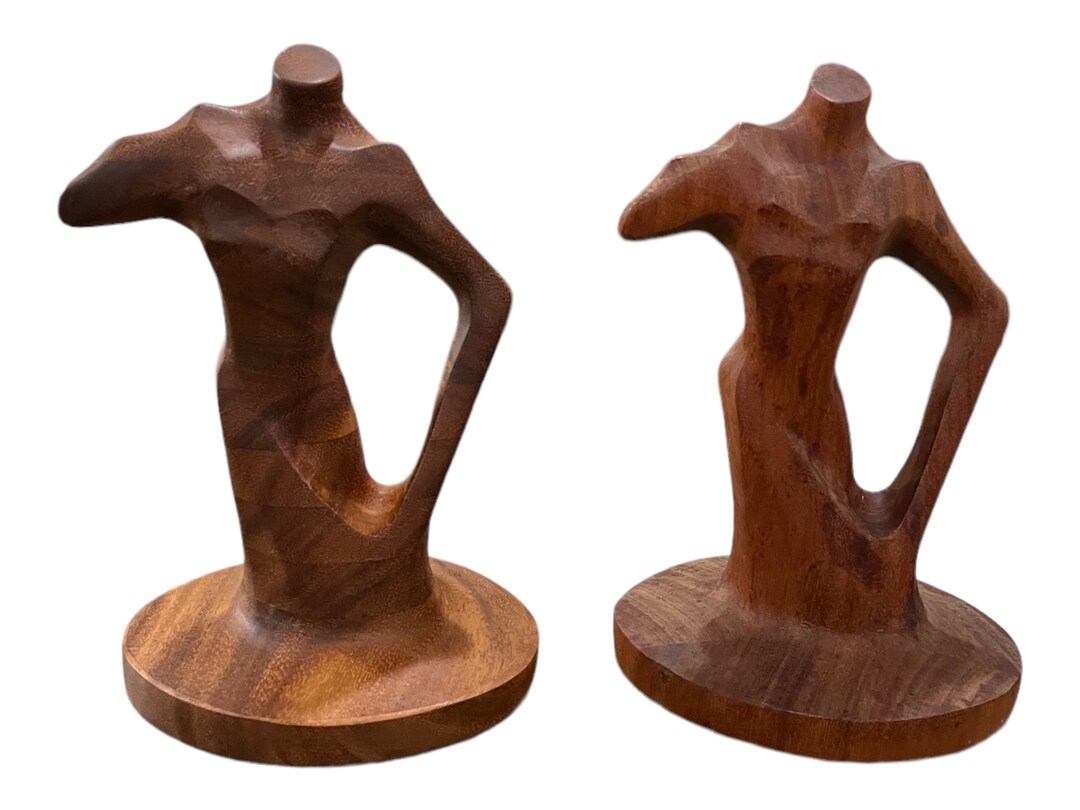 Abstract Male Body Sculpture 2 Abstract Wood Sculptures Book Shelf ...