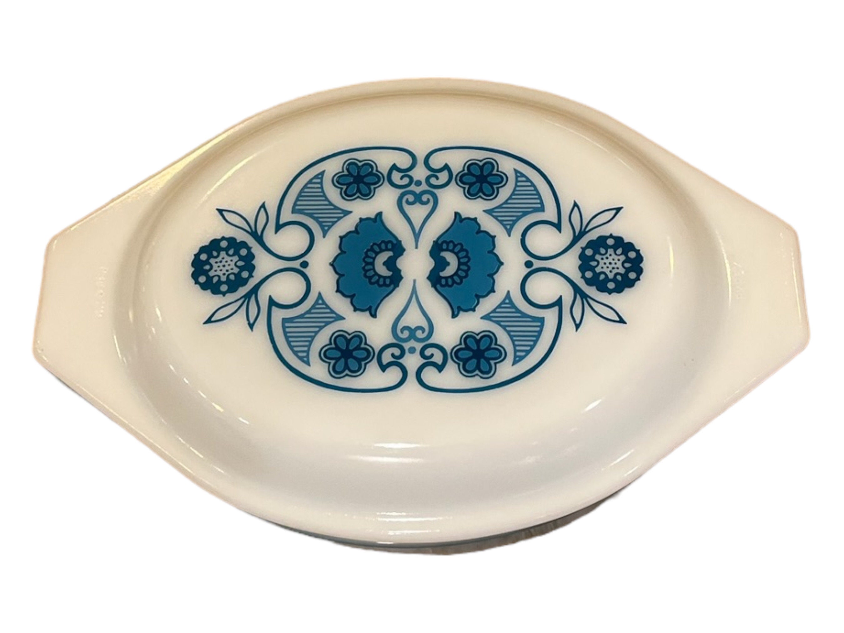 Pyrex Horizon Blue 1 1/2 Quart Oval Pyrex Casserole Dish 043 ...