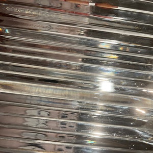 Villeroy & Boch Quadra Crystal Glass Square Ribbed 12 Serving Bowl ...