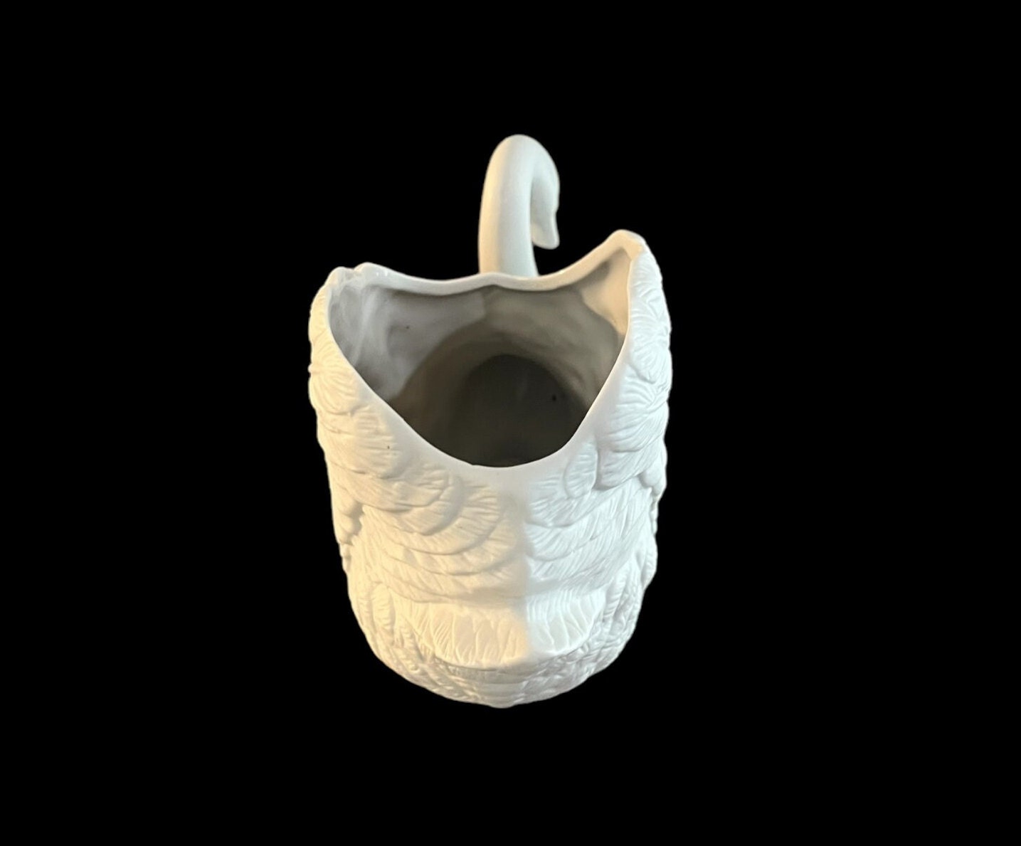 Vintage FTD Swan Planter 1980's White Matte Swan Planter - Etsy