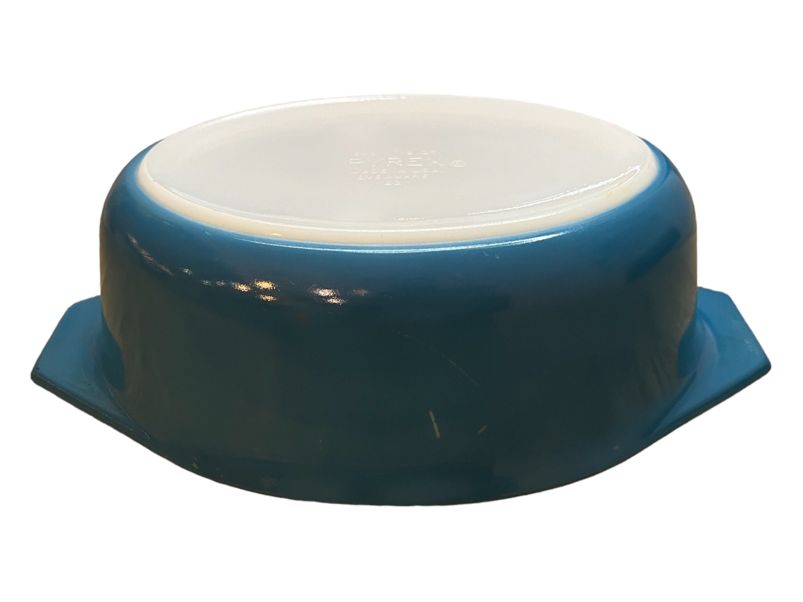 Pyrex Horizon Blue 1 1/2 Quart Oval Pyrex Casserole Dish 043 ...
