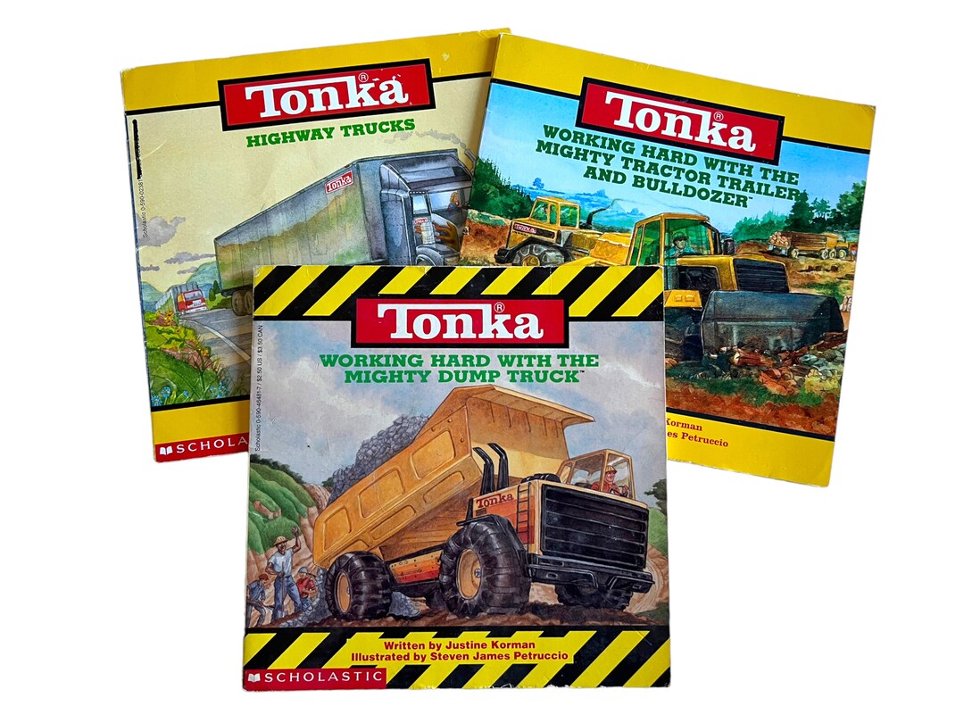 Vintage Scholastic Tonka Truck Book Set 3 Softcover Books - Etsy