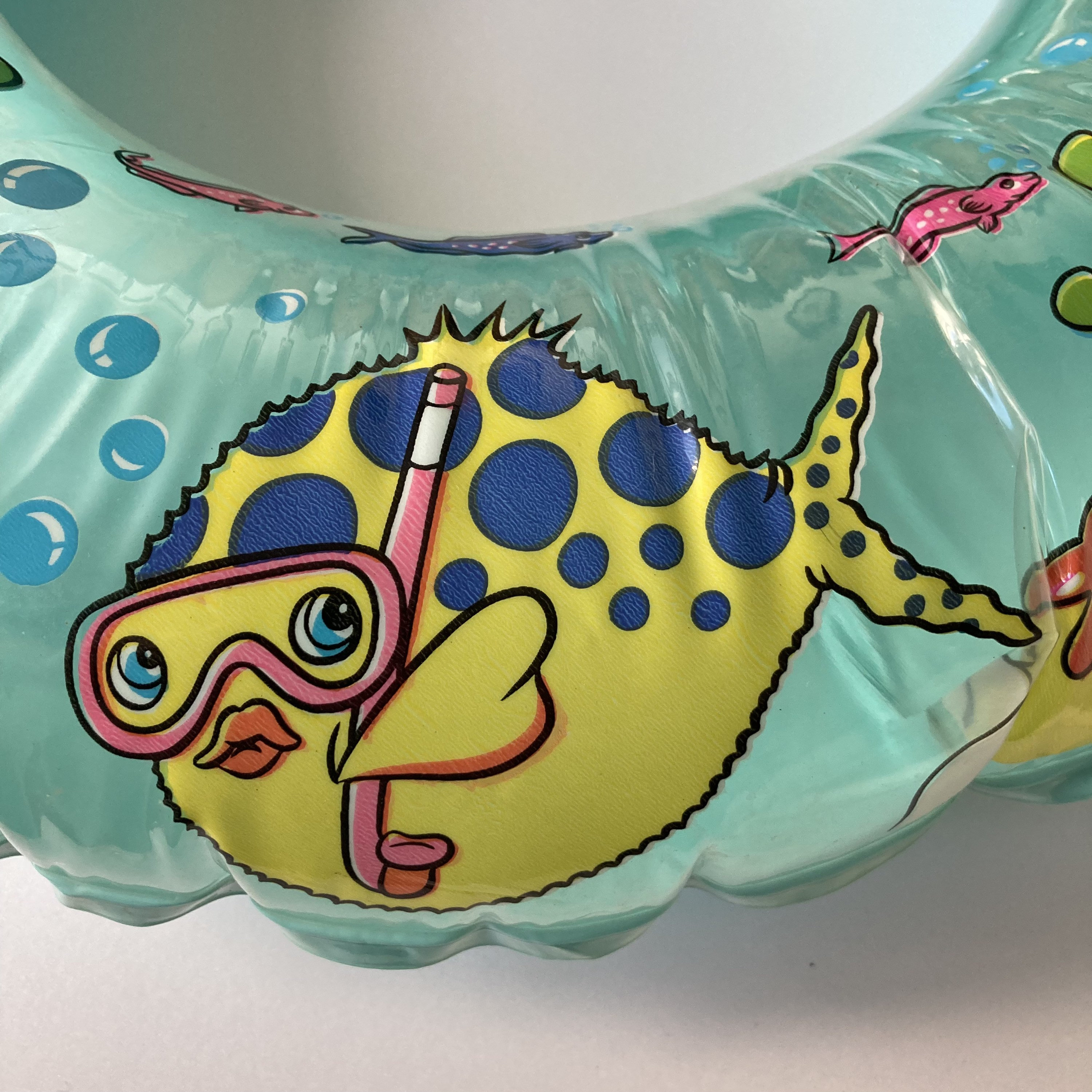 Inflatable Pool Ring Float With a Fish Theme | Etsy
