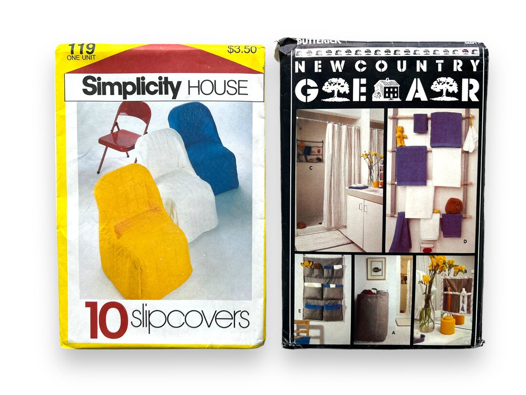 Vintage Home Decor Sewing Patterns and Instructions: - Etsy