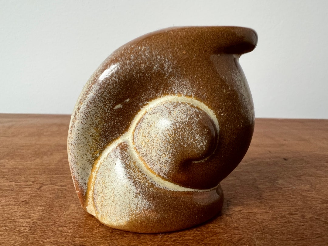 Vintage Frankoma Miniature Snail Pitcher A Charming - Etsy
