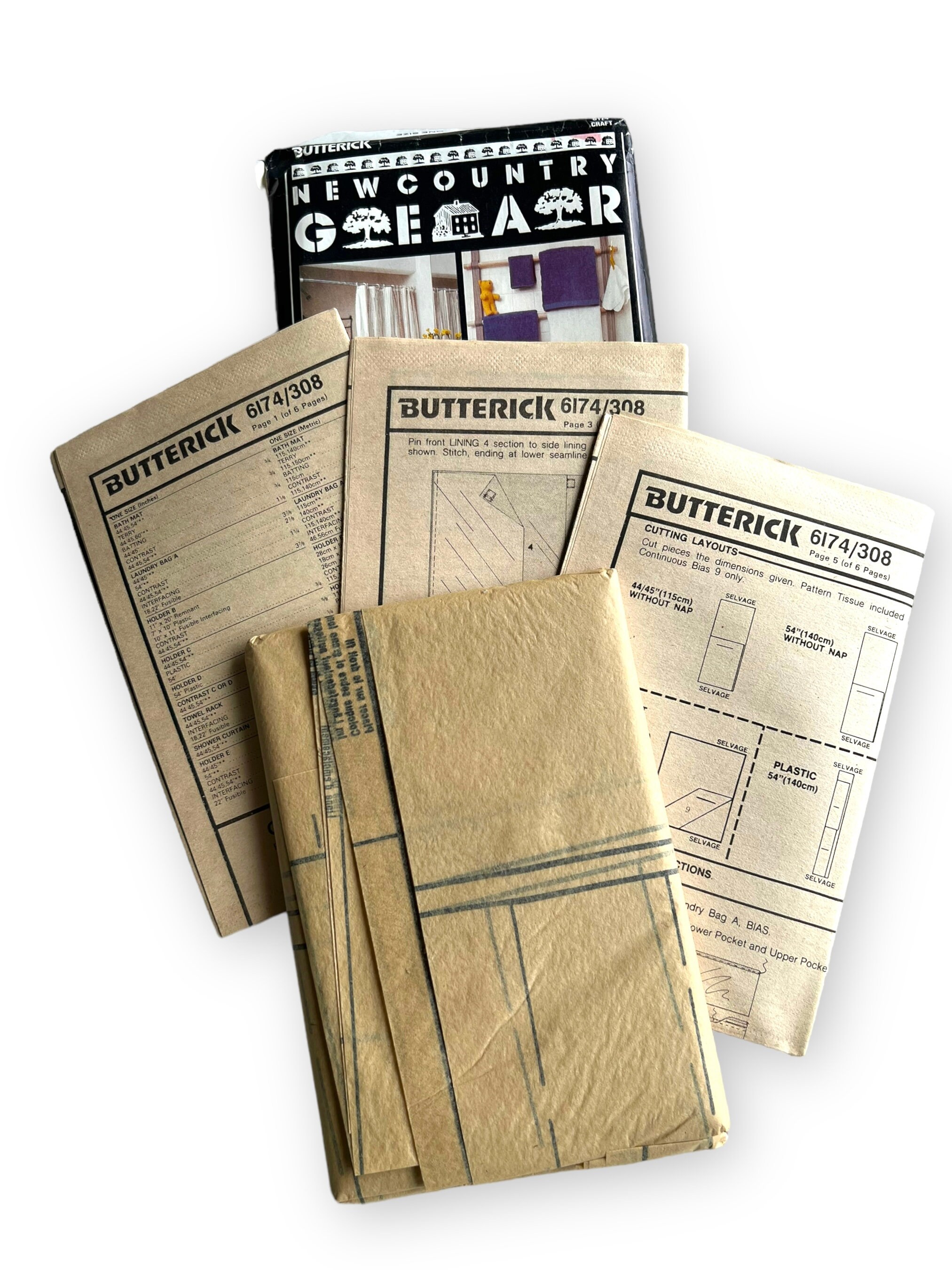 Vintage Home Decor Sewing Patterns and Instructions: - Etsy