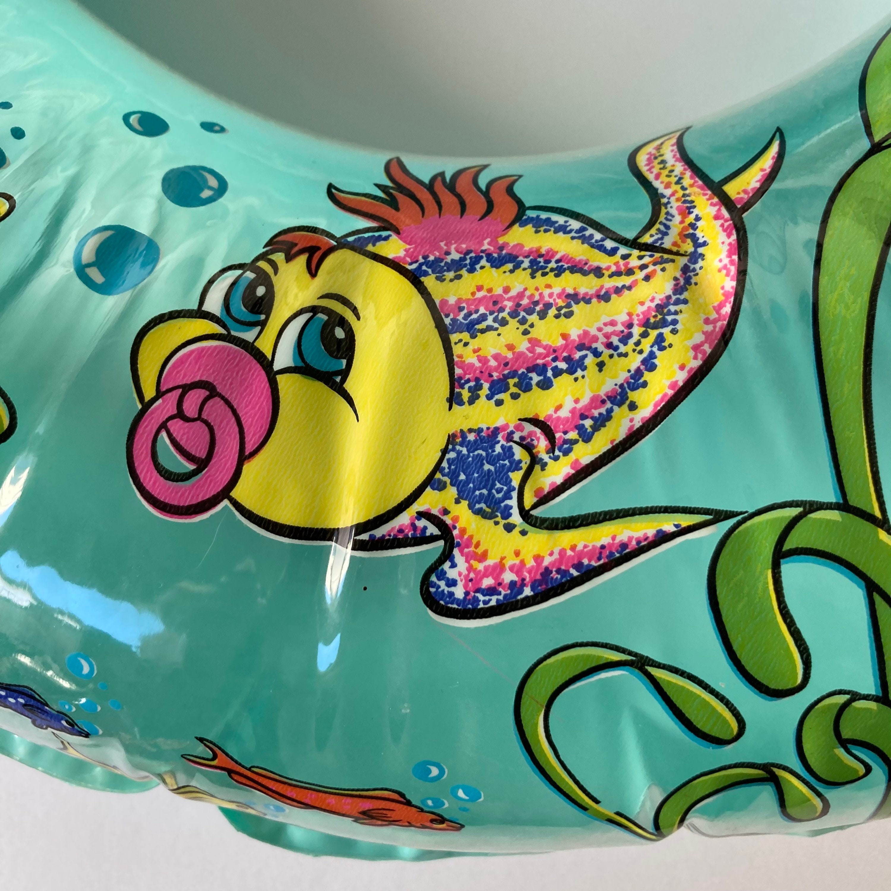 Inflatable Pool Ring Float With a Fish Theme | Etsy