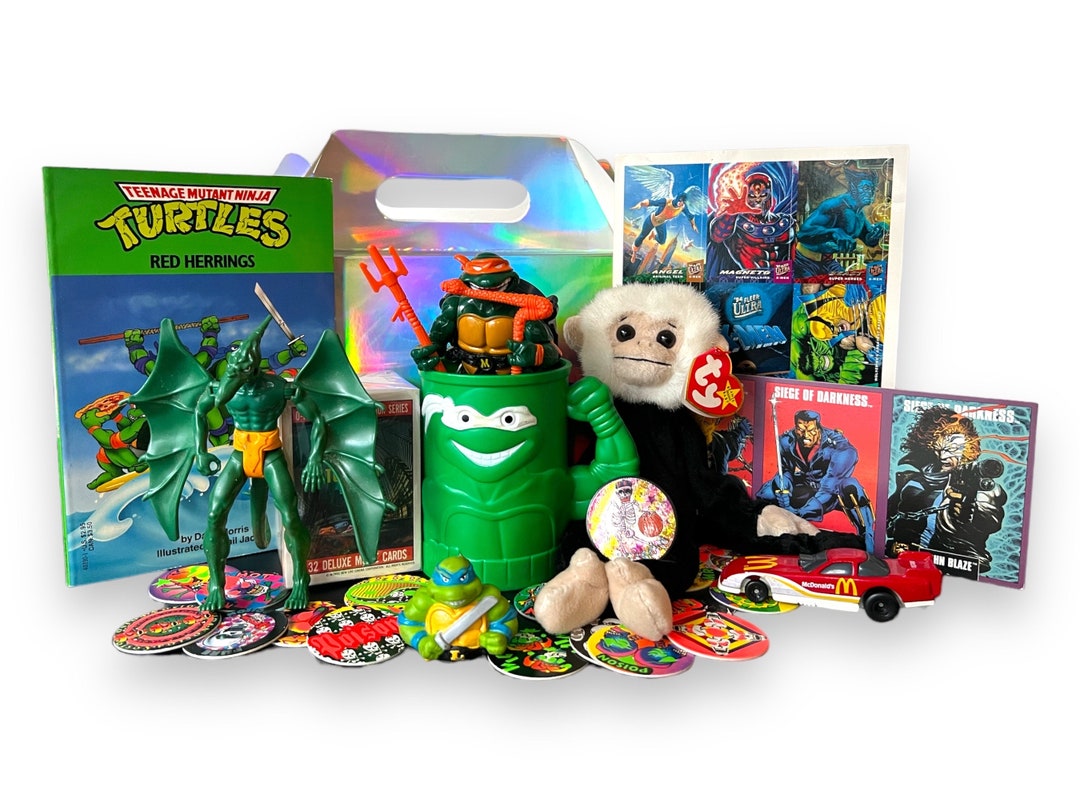 90s Nostalgia Gift Box - Teenage Mutant Ninja Turtles, Beanie Baby ...