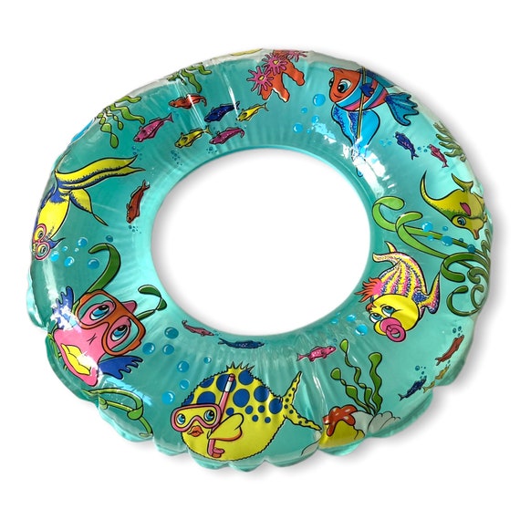 Inflatable Pool Ring Float With a Fish Theme | Etsy