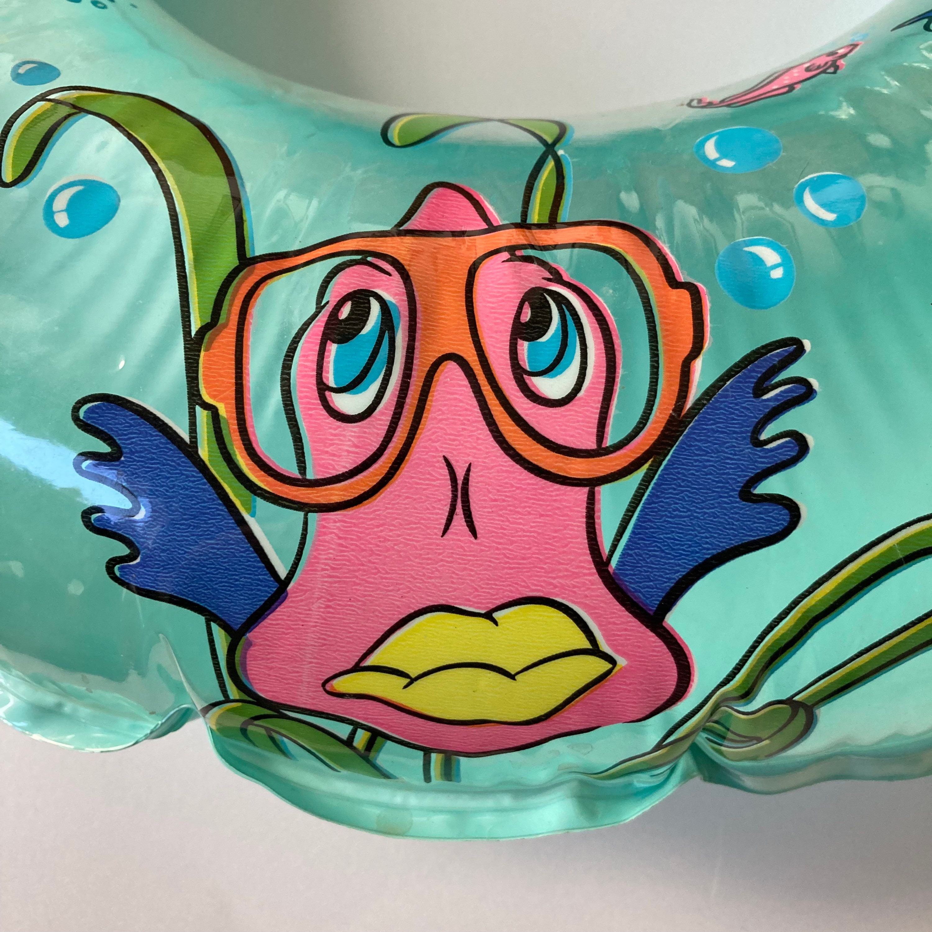 Inflatable Pool Ring Float With a Fish Theme | Etsy