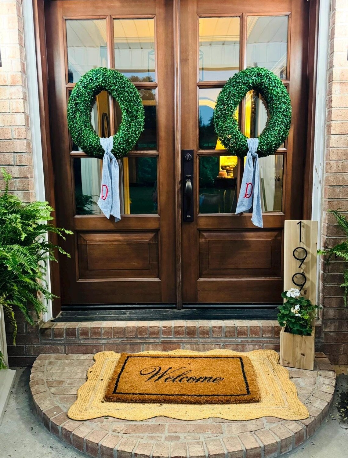 Planter Box Address Sign - Etsy