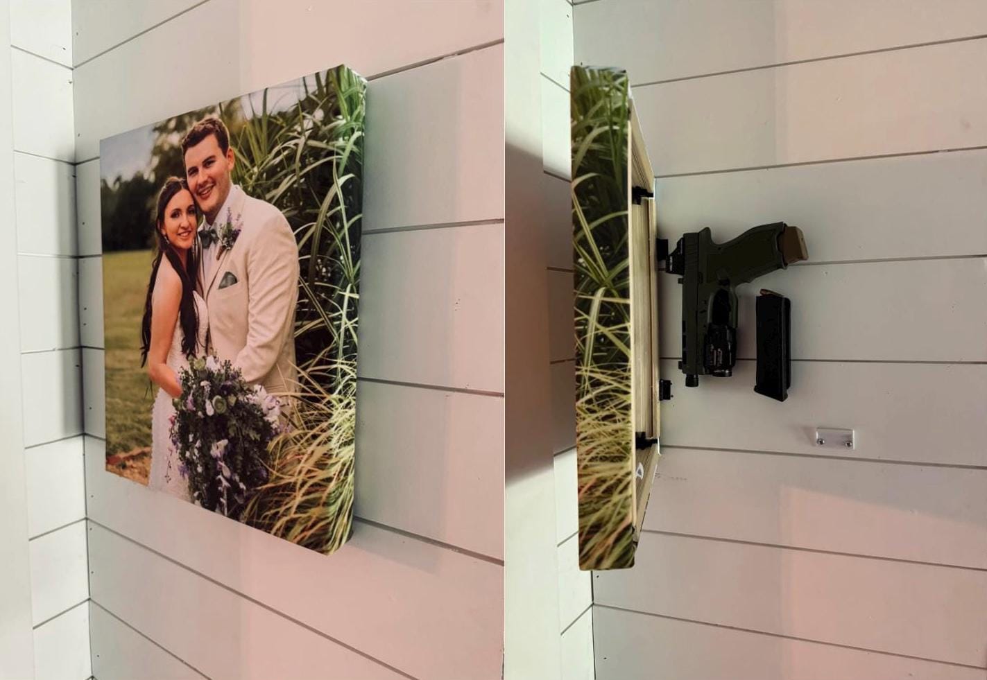 Magnetic Gun Safe Art