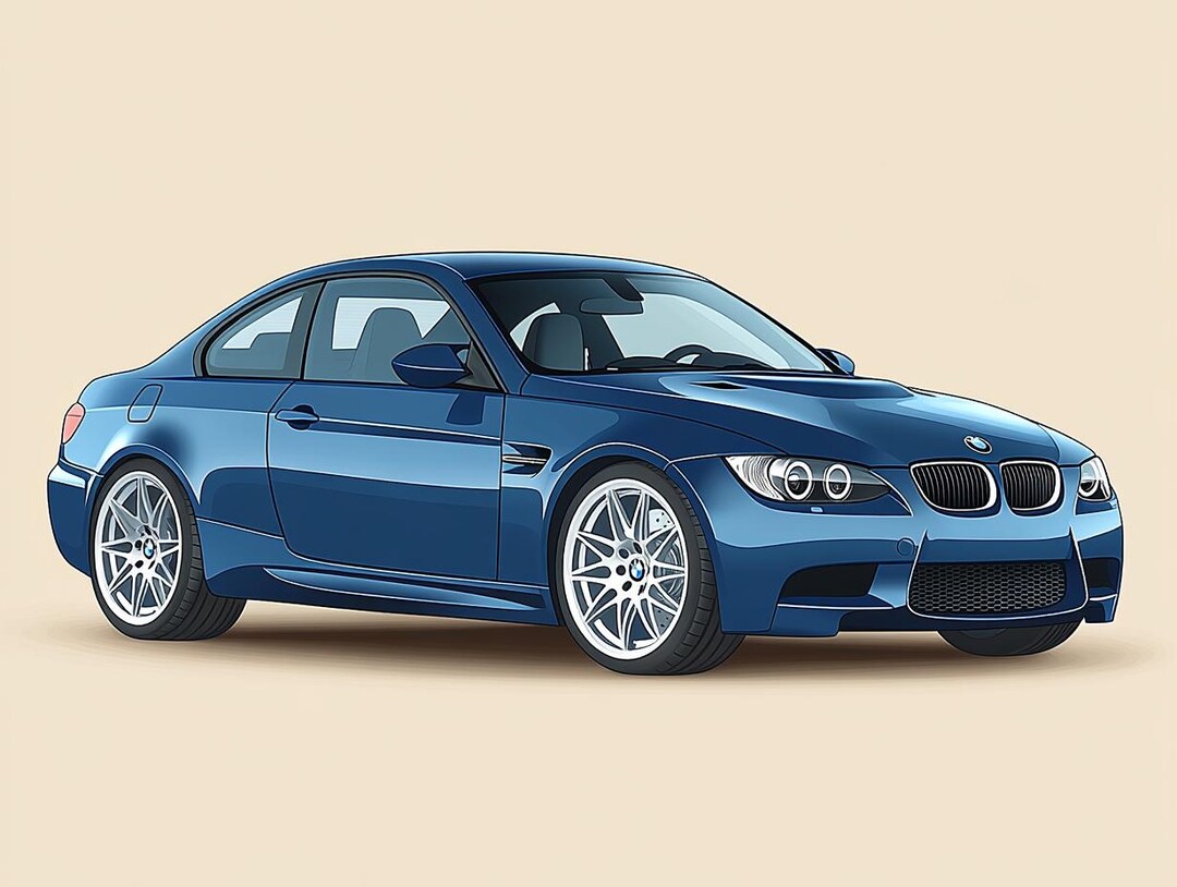 BMW E92 M3, Digital Download, Printable Wall Art, Housewarming Gift ...