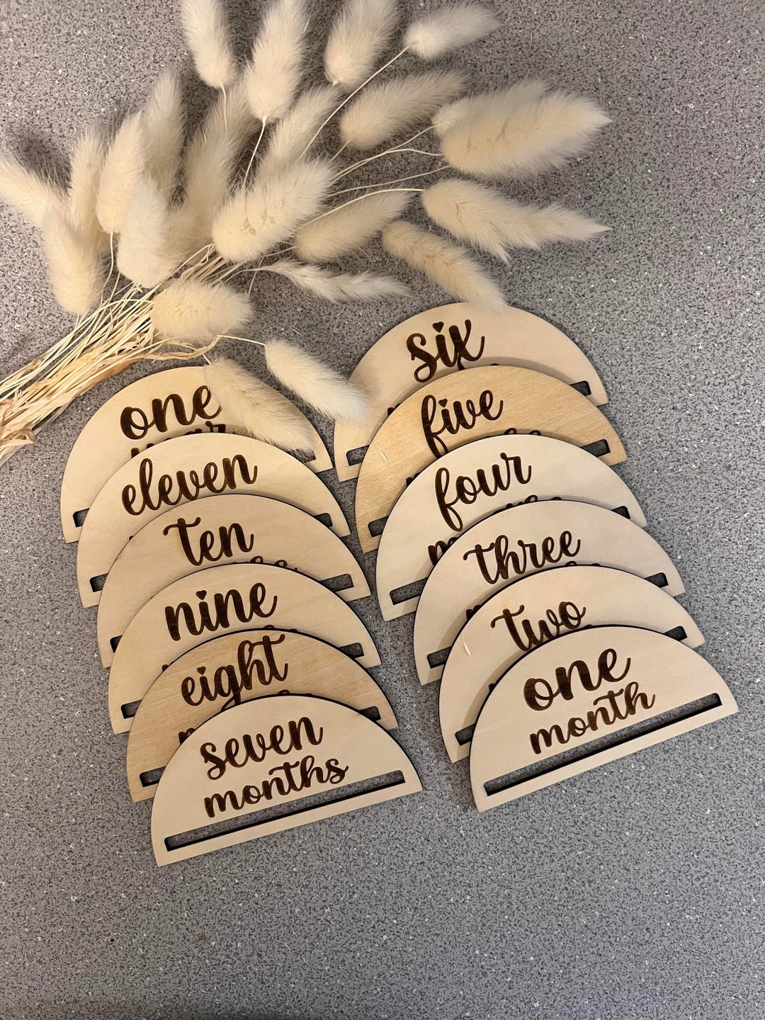 Wooden Milestone Set Diy | Milestone Craft | Macrame Milestone | - Etsy ...