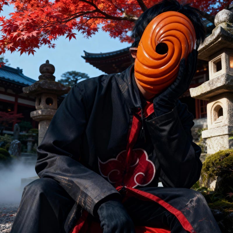 Naruto Obito Mask - Etsy