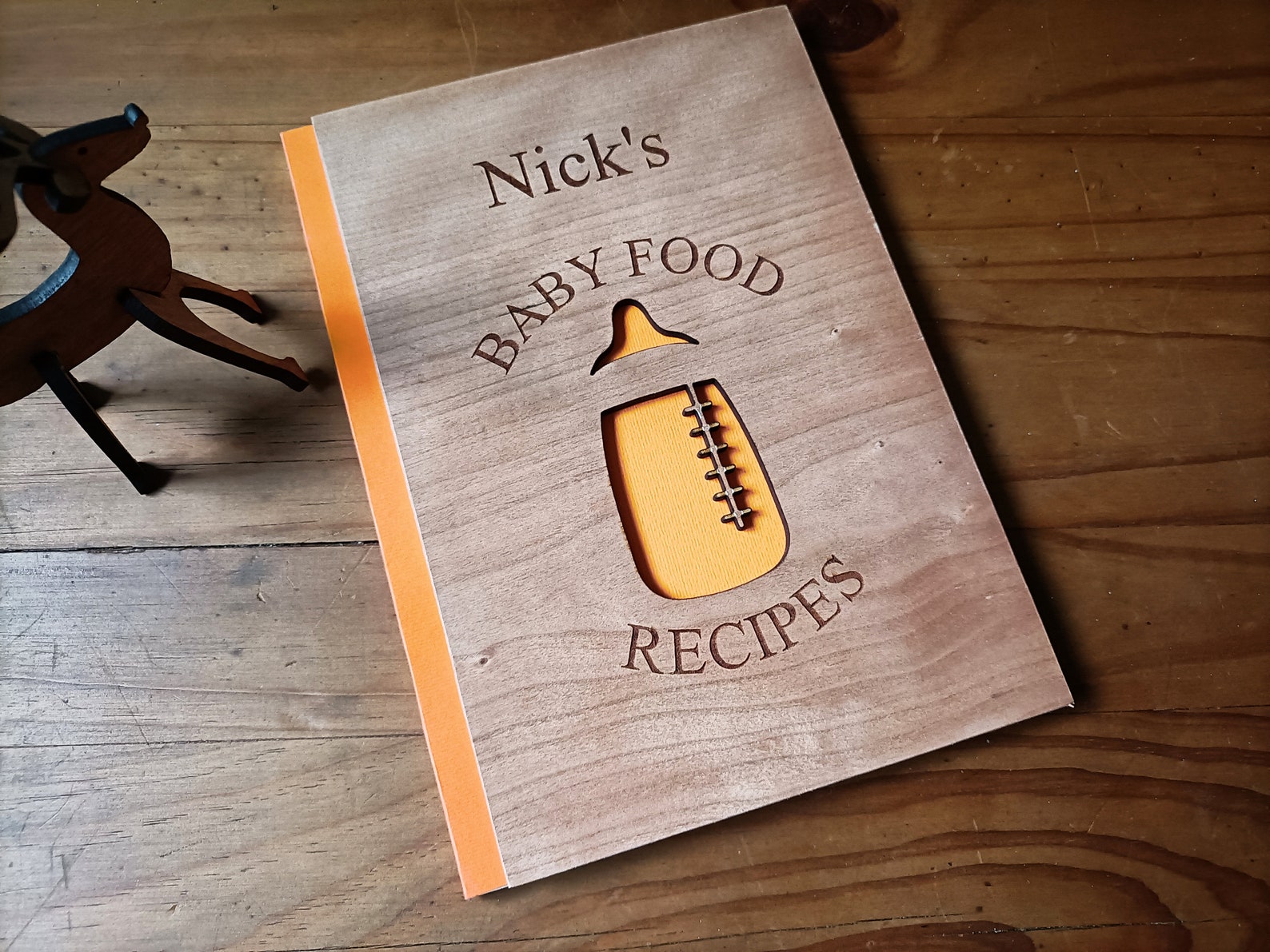 Personalized Recipe Book, Baby Food Recipe Book, Baby Planner, Custom ...
