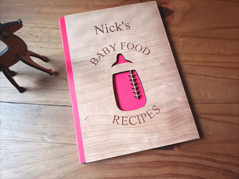 Personalized Recipe Book, Baby Food Recipe Book, Baby Planner, Custom ...