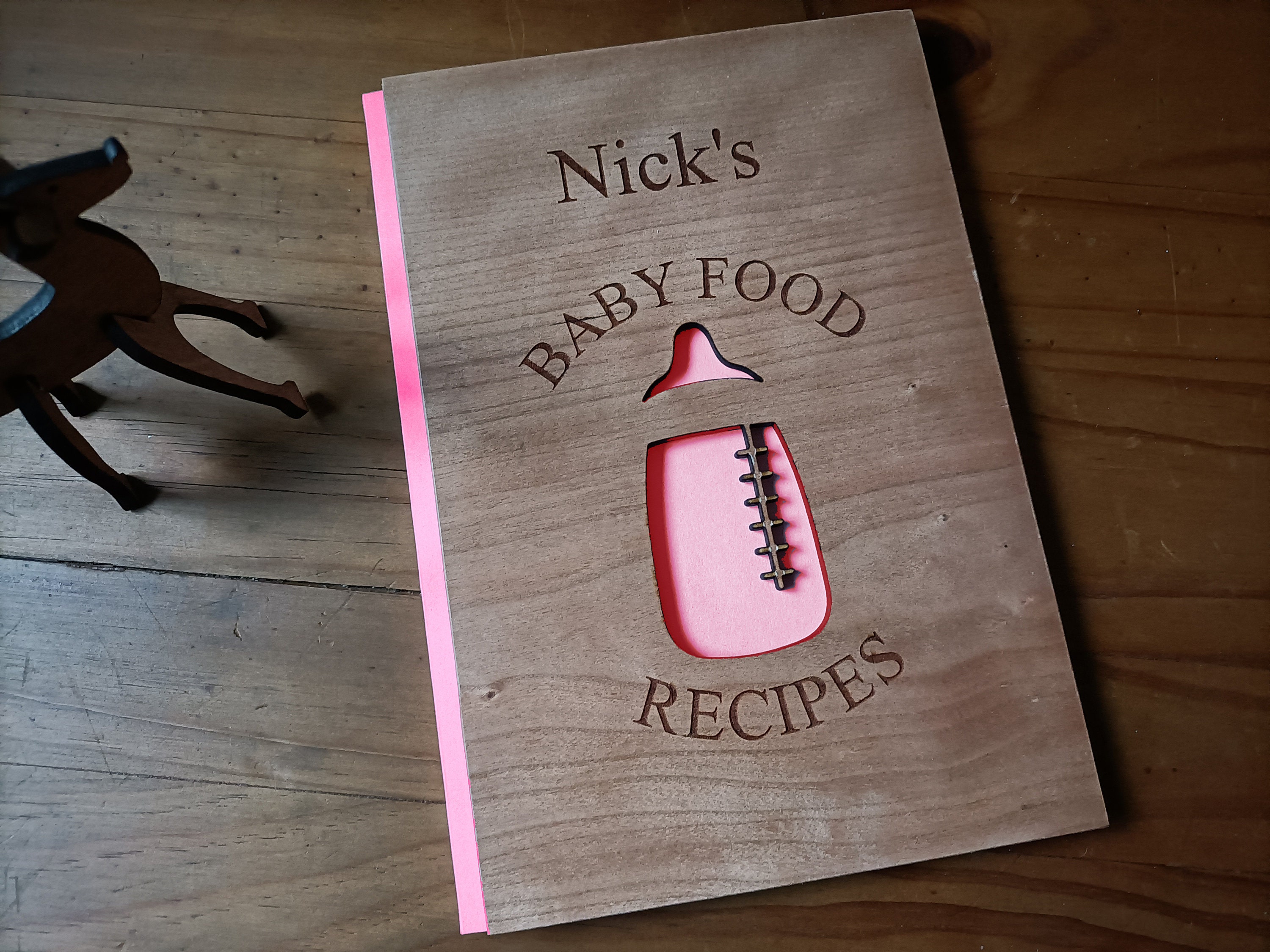 Personalized Recipe Book, Baby Food Recipe Book, Baby Planner, Custom ...