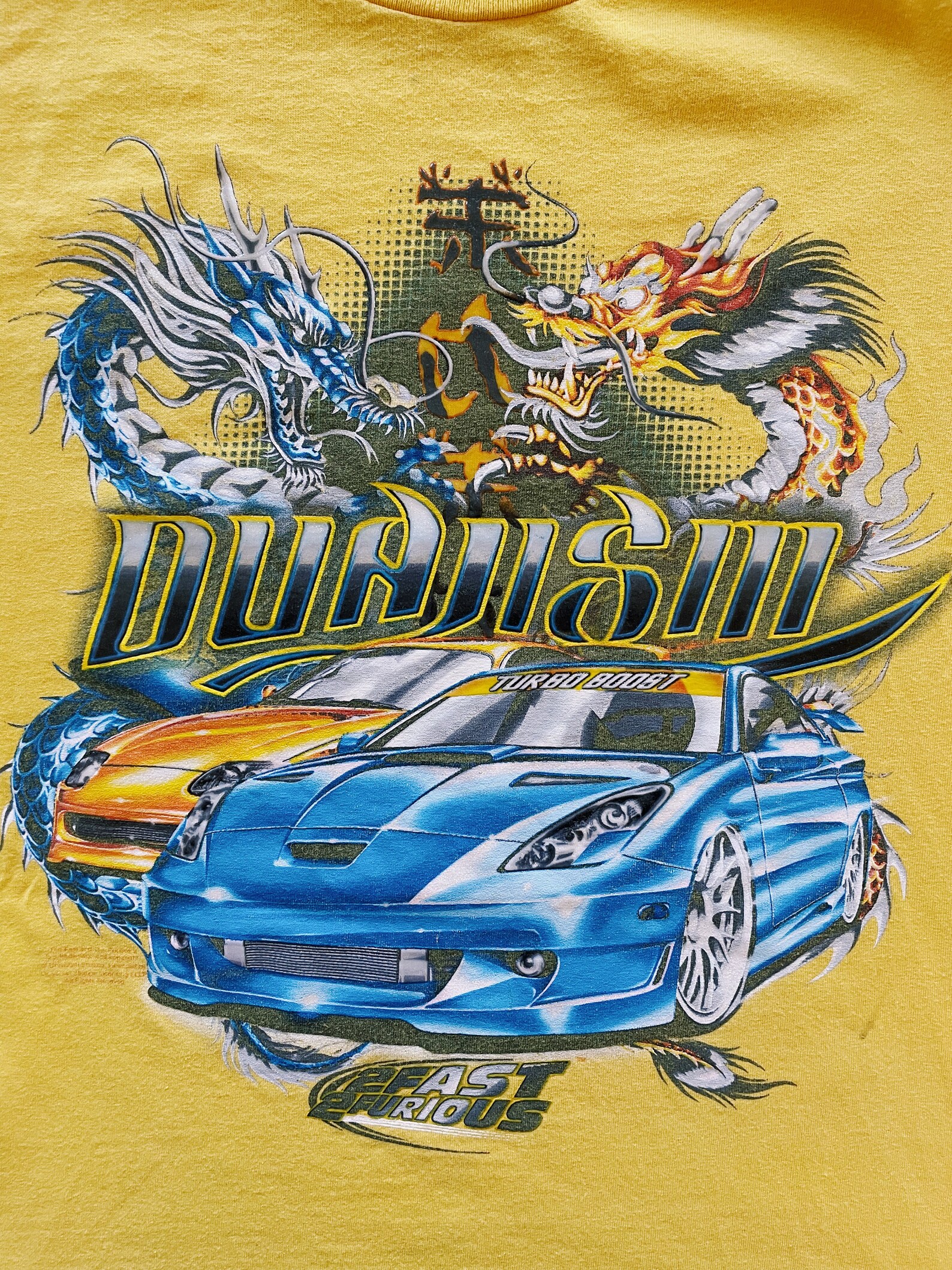 Vintage 2003 2 Fast 2 Furious Promo T-shirt Yellow - Etsy