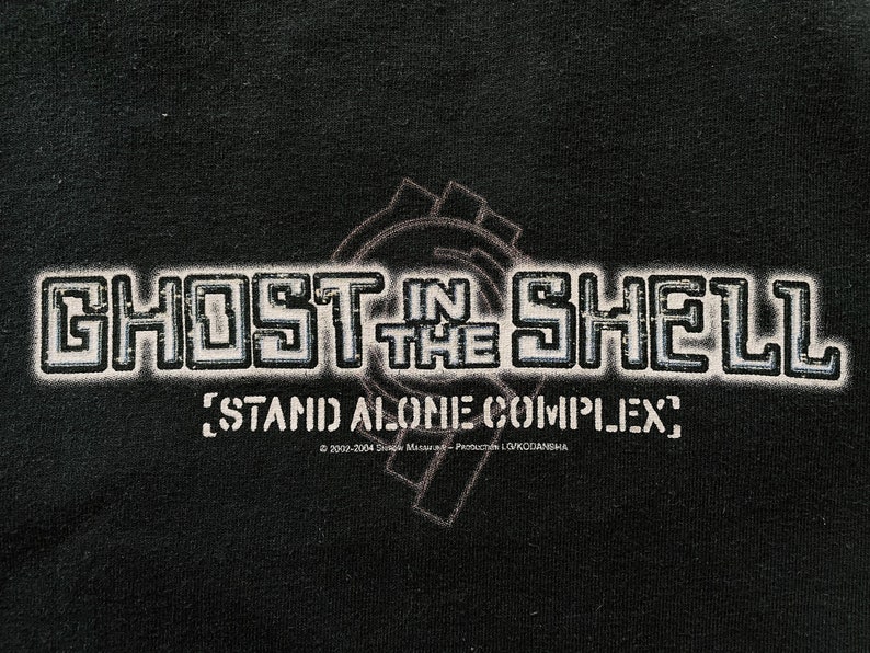 Vintage Y2K Ghost in the Shell Stand Alone Complex T-shirt Navy - Etsy