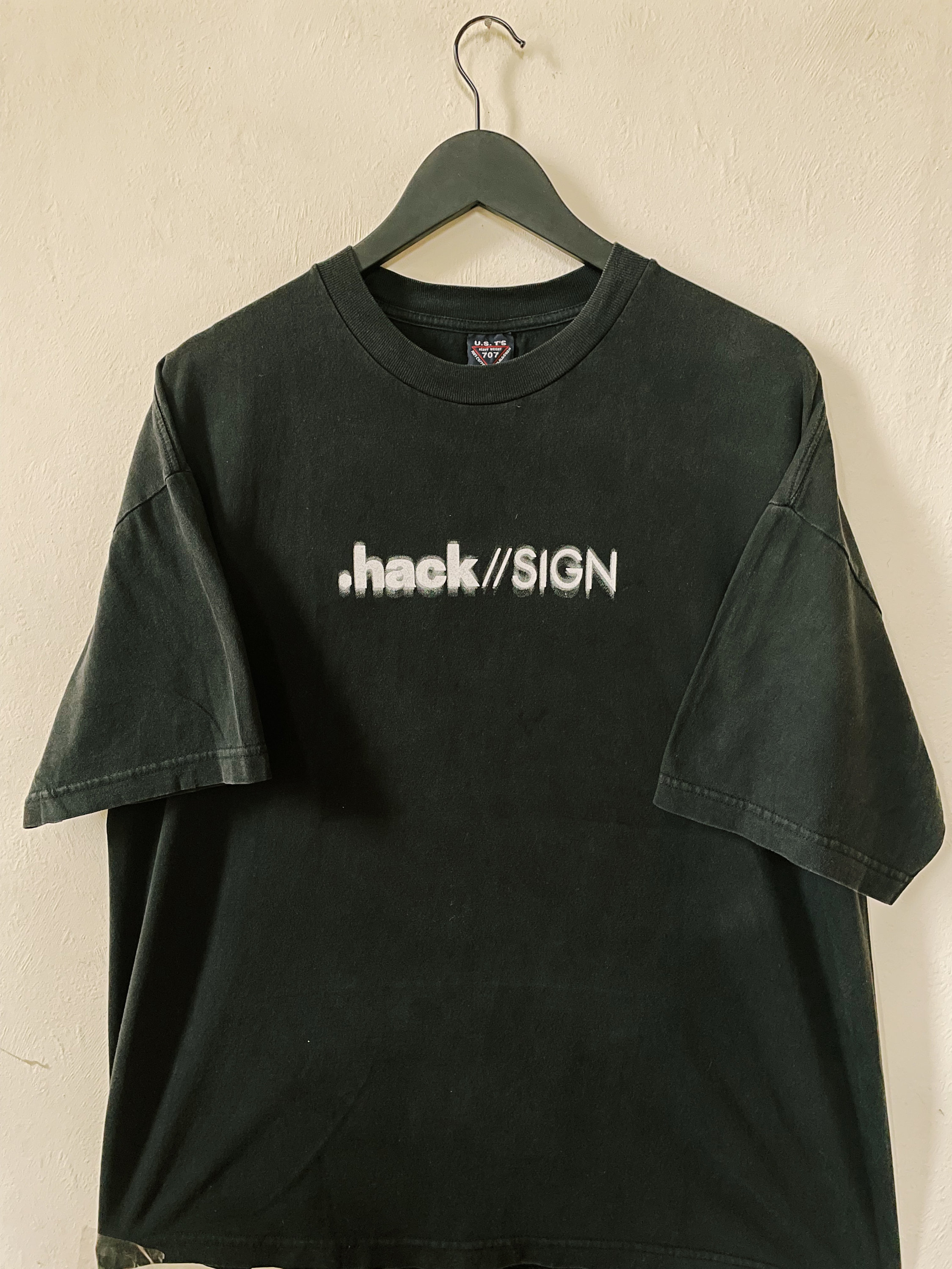 Vintage 2002 .hack//sign Short Sleeve T-shirt Black - Etsy