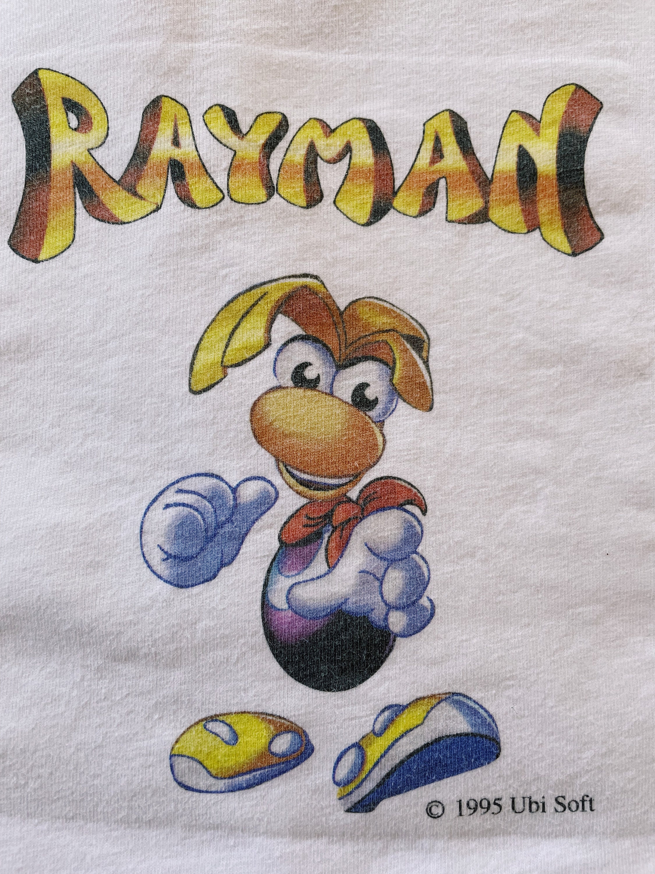 Vintage 1995 Ubisoft Rayman Promo T-shirt White - Etsy