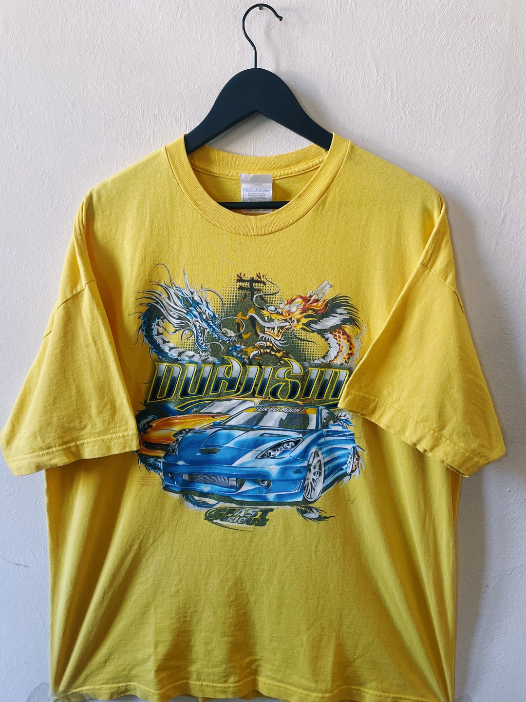 Vintage 2003 2 Fast 2 Furious Promo T-shirt Yellow - Etsy