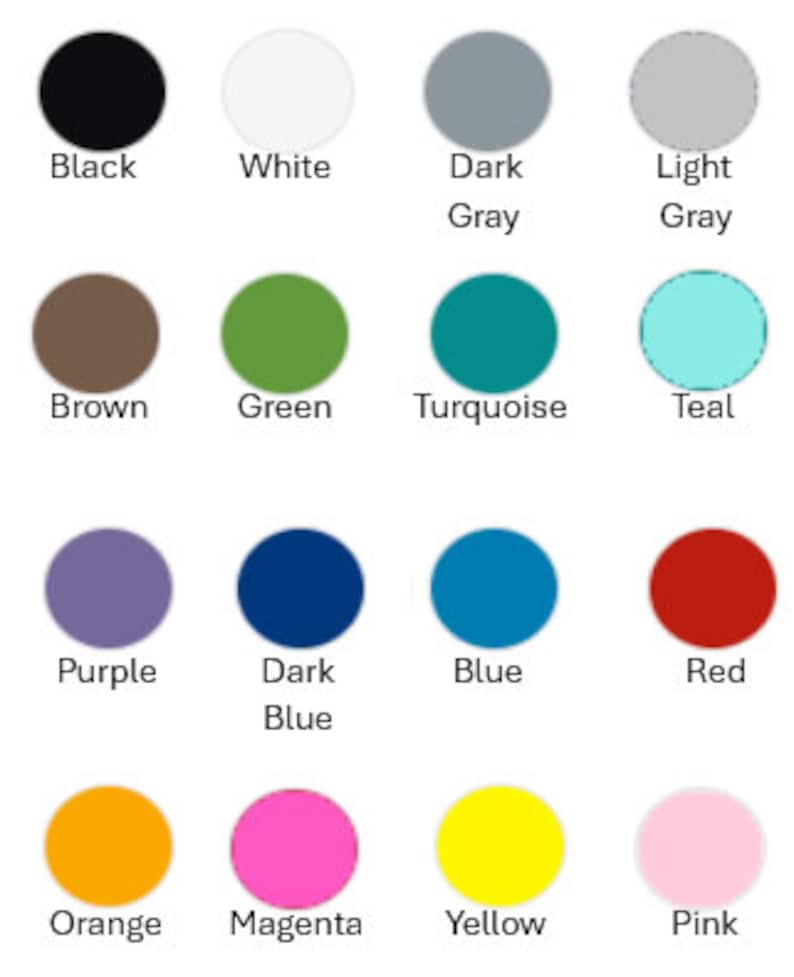Table Attachments in COLOR! - Etsy