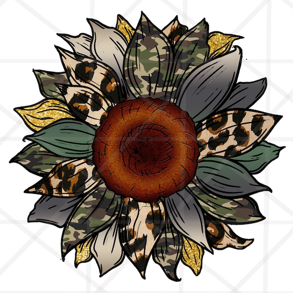 Camouflage Flowers - Etsy