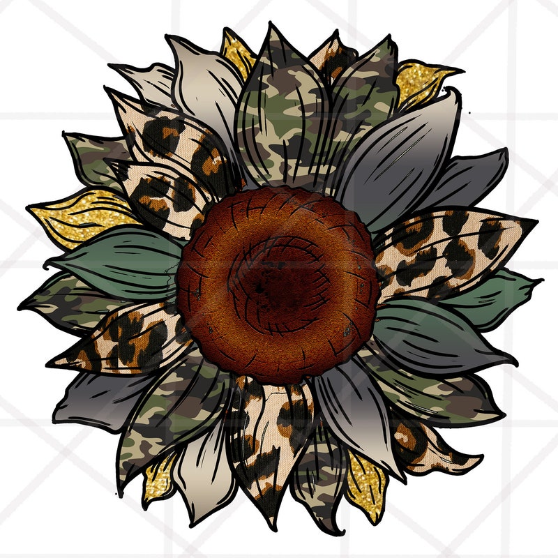 Camouflage Flowers - Etsy