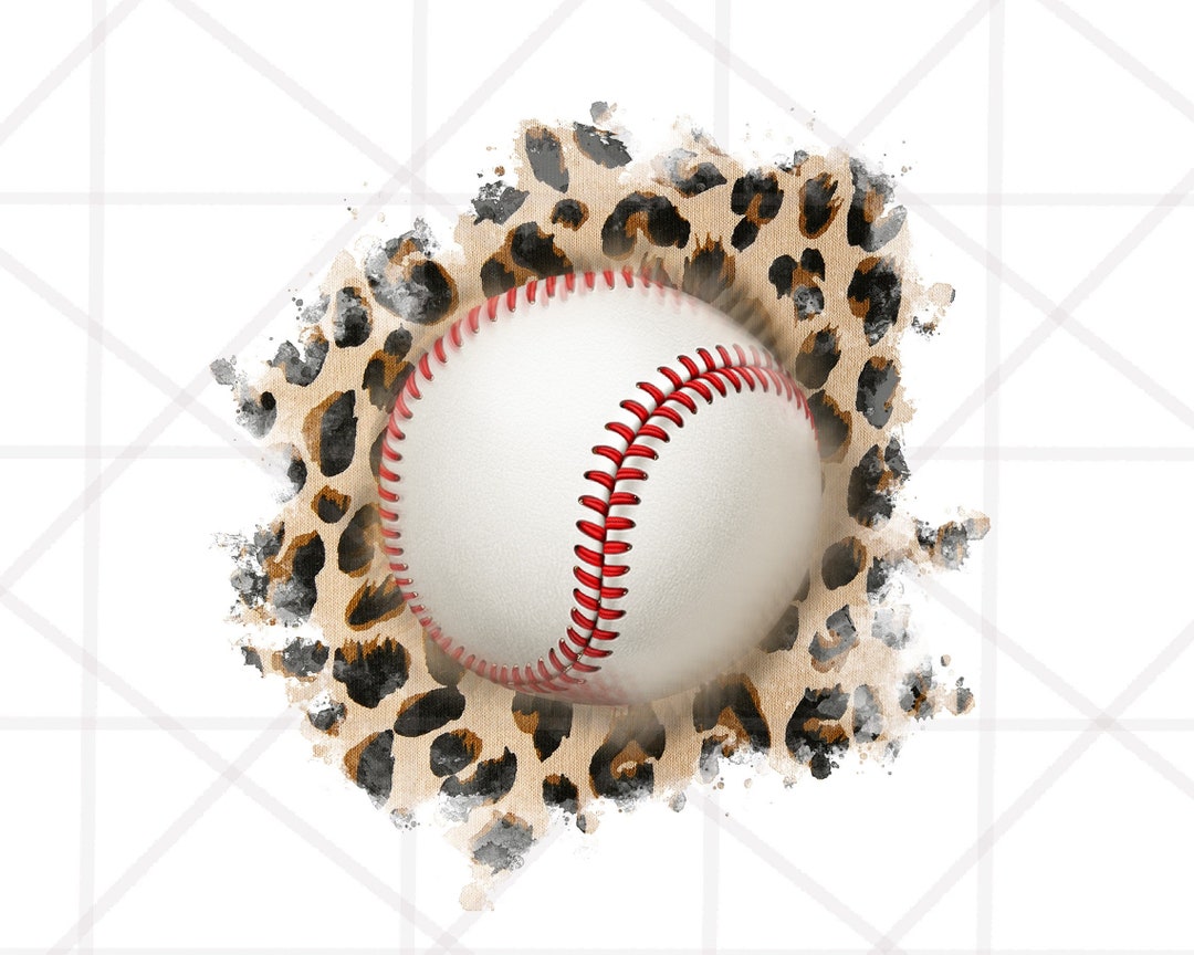 Leopard Baseball Patches PNG, Baseball Splash PNG, Baseball Leopard ...