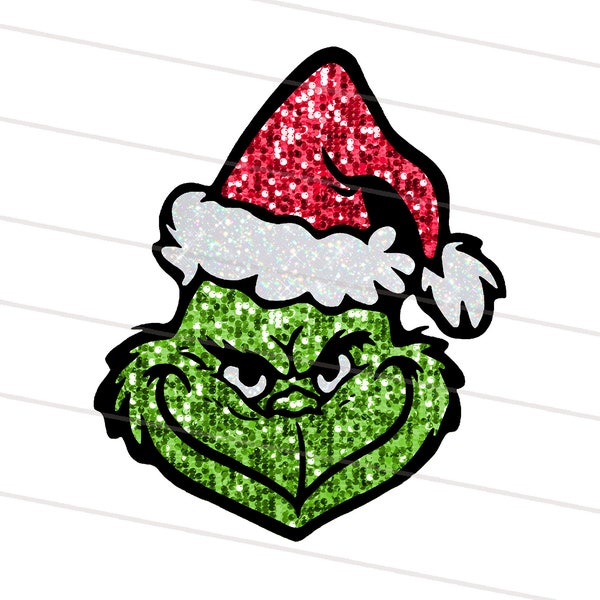 Black Red Grinch Png - Etsy