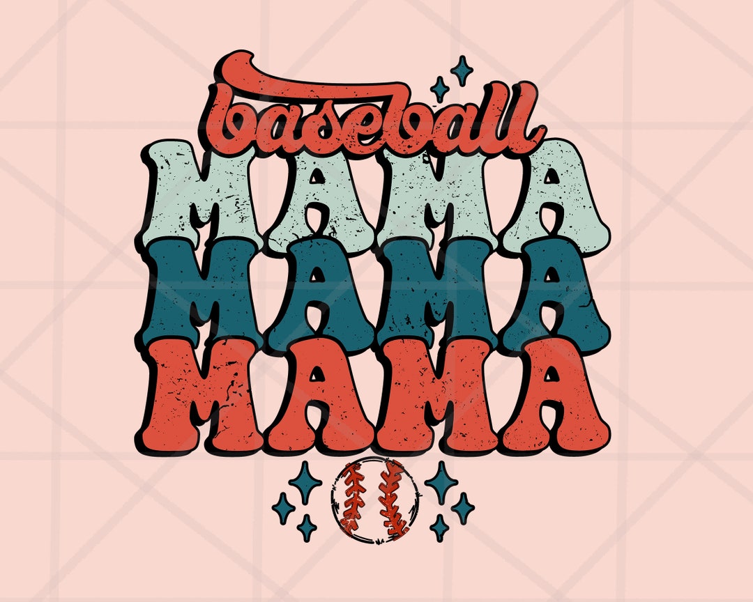 Basebal Mama PNG, Baseball Mom Png Sublimation Design Download ...
