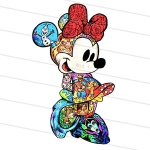 Mickey & Minnie Splash of Color, Cartoon Characters PNG, Waterslide ...