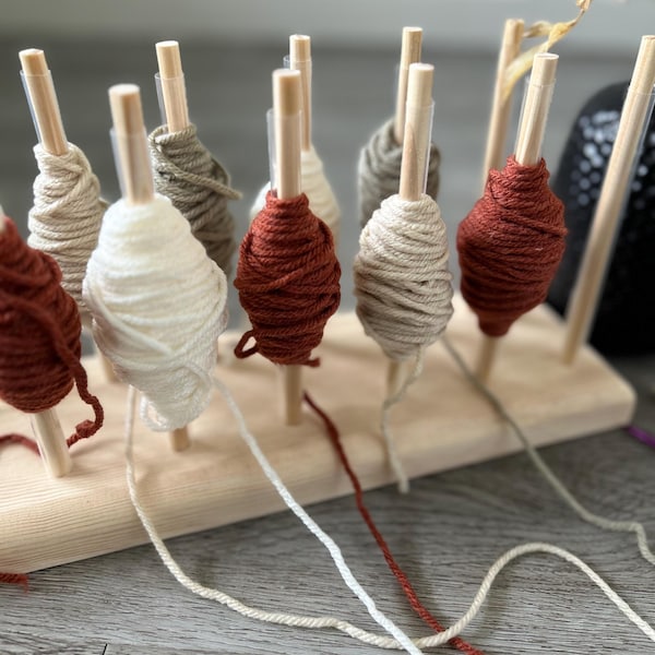 Wooden Bobbin Holder - Etsy