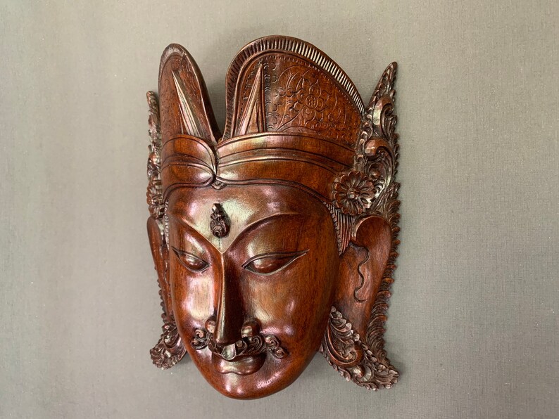 Rama Mask, Ramayana Story, Limited Edition, Balinese Mask, Wooden ...