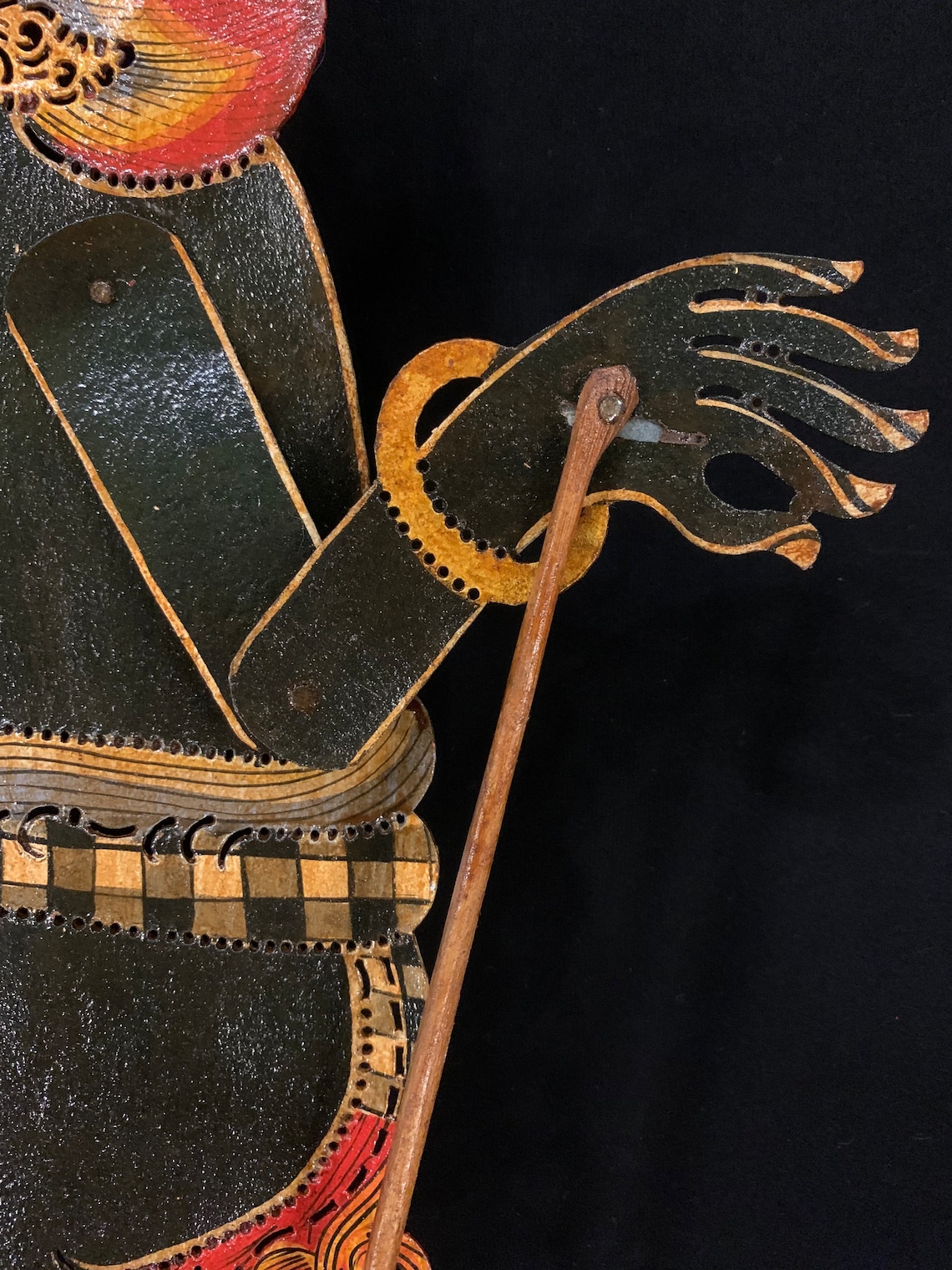 Vintage Wayang Kulit, Malen Balinese Wayang, Old Indonesian Shadow ...