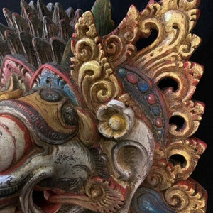 Rangda Bali Mask Balinese Mythology Demon Queen Balinese Mask Wood ...