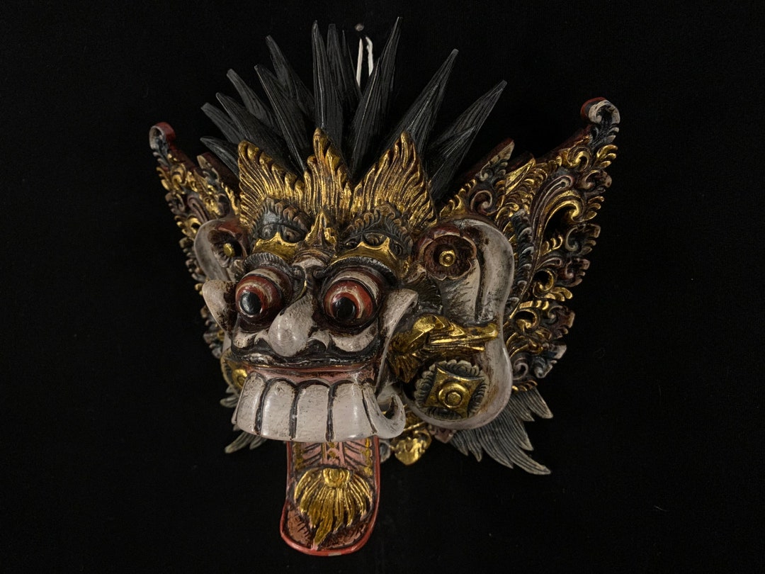 Rangda Bali Mask Balinese Mythology Demon Queen Balinese Mask Wood ...